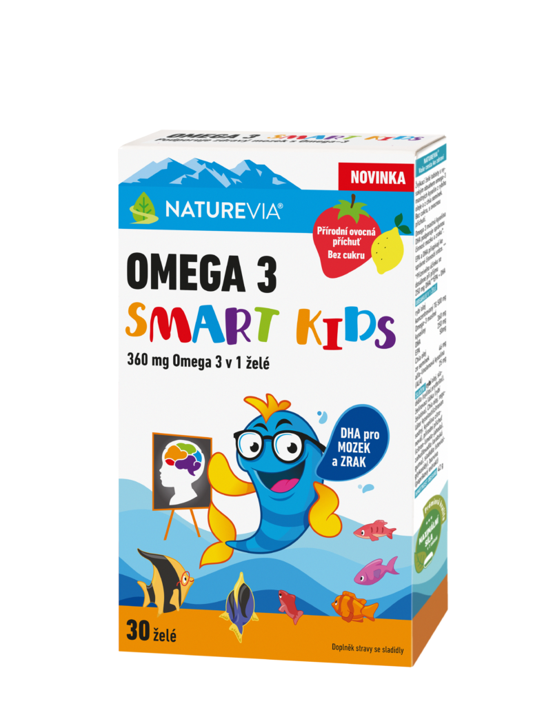 NATUREVIA OMEGA 3 SMART KIDS (30 želé)